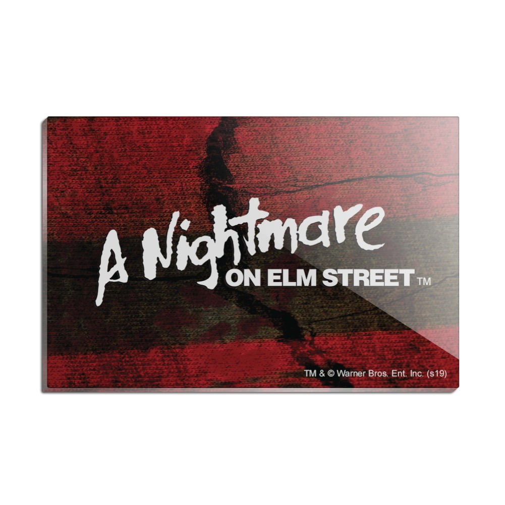 A Nightmare on Elm Street Logo Rectangle Acrylic Fridge Refrigerator ...