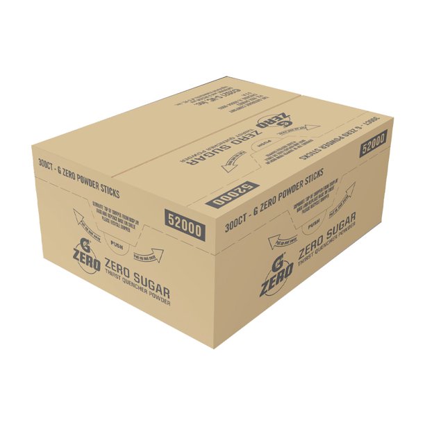 Gatorade G Zero Powder Sticks - 300 Count Variety Case (Orange, Grape ...