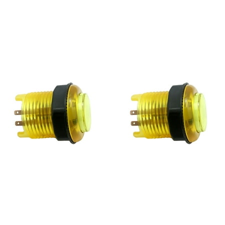 stanreset Illuminated Push Button Transparent Fittings Console Switch ...