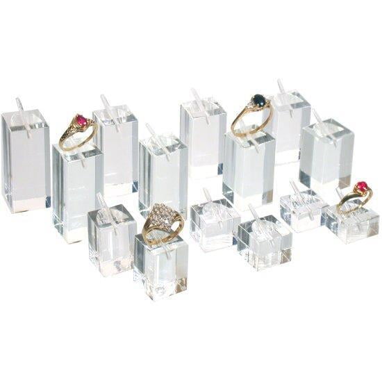 14 Ring Display Riser Stands Jewelry Holders - Walmart.com
