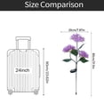 NovaStitch Solar LED Hydrangea Flower Stake Lights Realistic Floral ...