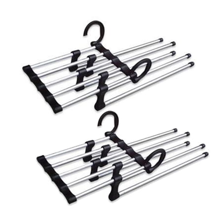 IUYYPU Tie Multiple Layer Trousers Scarf Pants Rack Closet Rack Pants ...