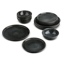 Yellowstone 12-Piece Ceramic Dinnerware Set, John Collection - Walmart.com