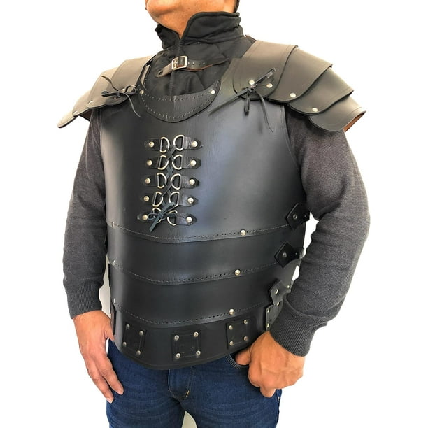 Medieval Knight Genuine Leather Vest Armor SCA LARP Armor Medieval ...