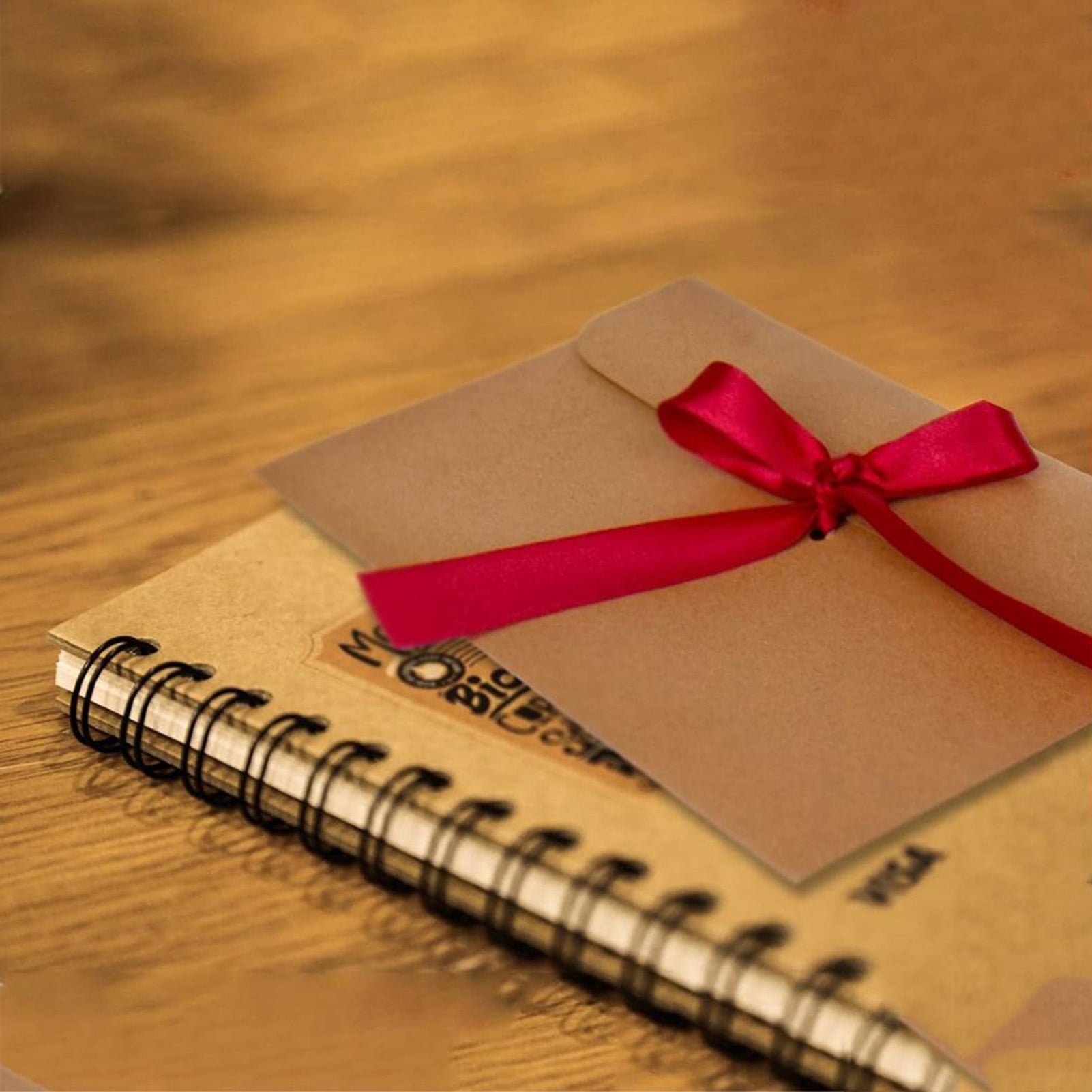 SSBSM Bow Tie Envelopes 10Pcs/Set Invitation Card Ribbon with Bow ...