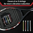 SPORTIC 8 pcs Tennis Racket Dampener, Racket Shock Absorber to Reduce ...