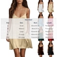 Byworldtasic Satin Nightshirts Sexy Silk Nightdress Spaghetti Strap ...