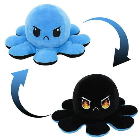 Reversible Octopus Plush Toy, Cute Octopus Stuffed Animal Reversible ...