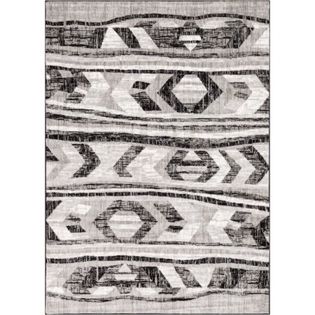Well Woven Ash Isla Modern Black Area Rug - Walmart.com - Walmart.com
