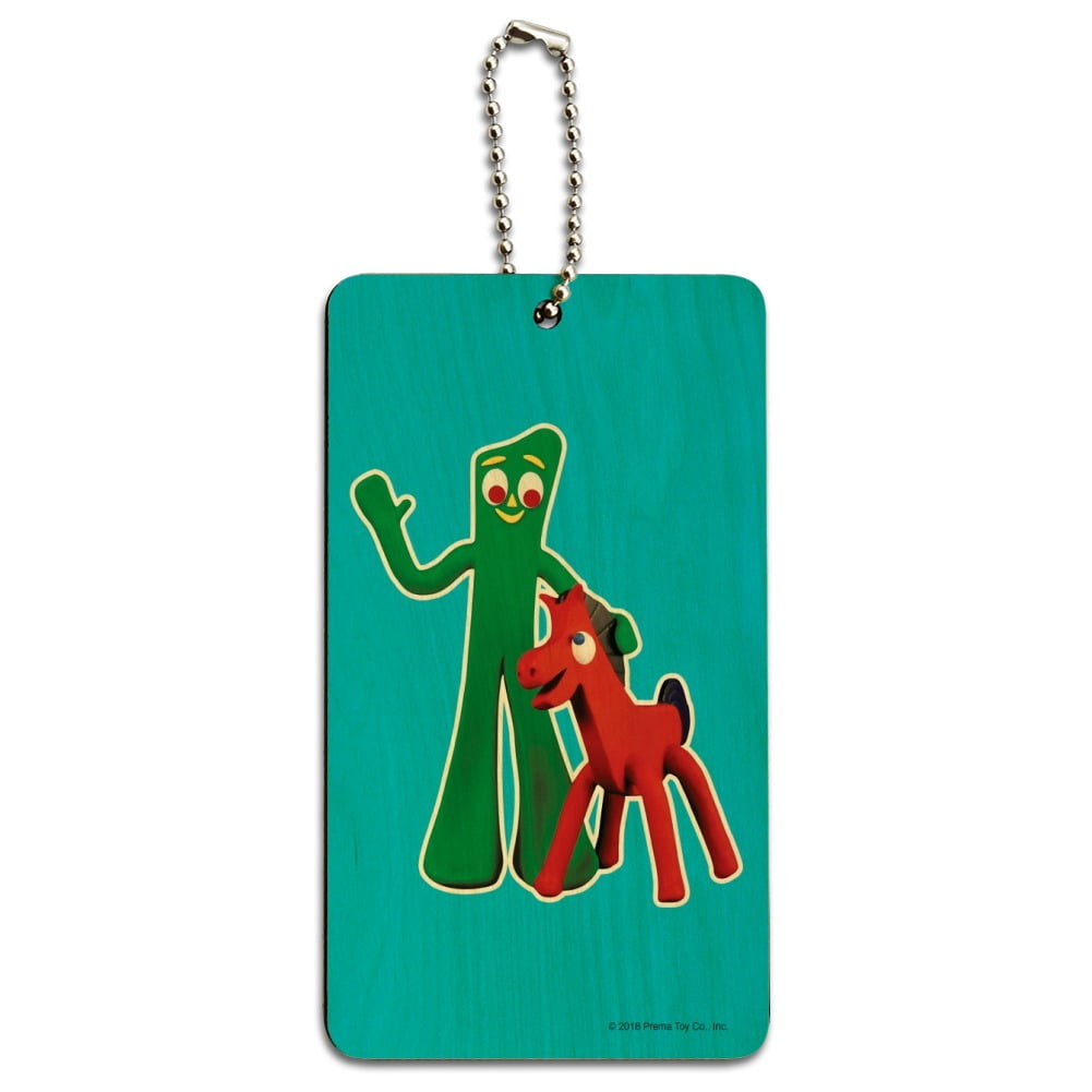 Gumby Pokey Best Friends Clay Art Wood Luggage Card Suitcase Carry-On ...