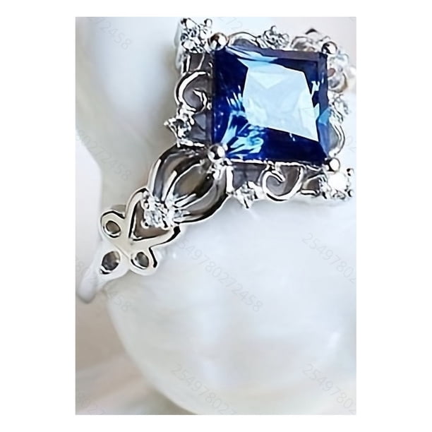 1pc Elegant Sapphire Ring for Men and Women - Unique and Timeless ...