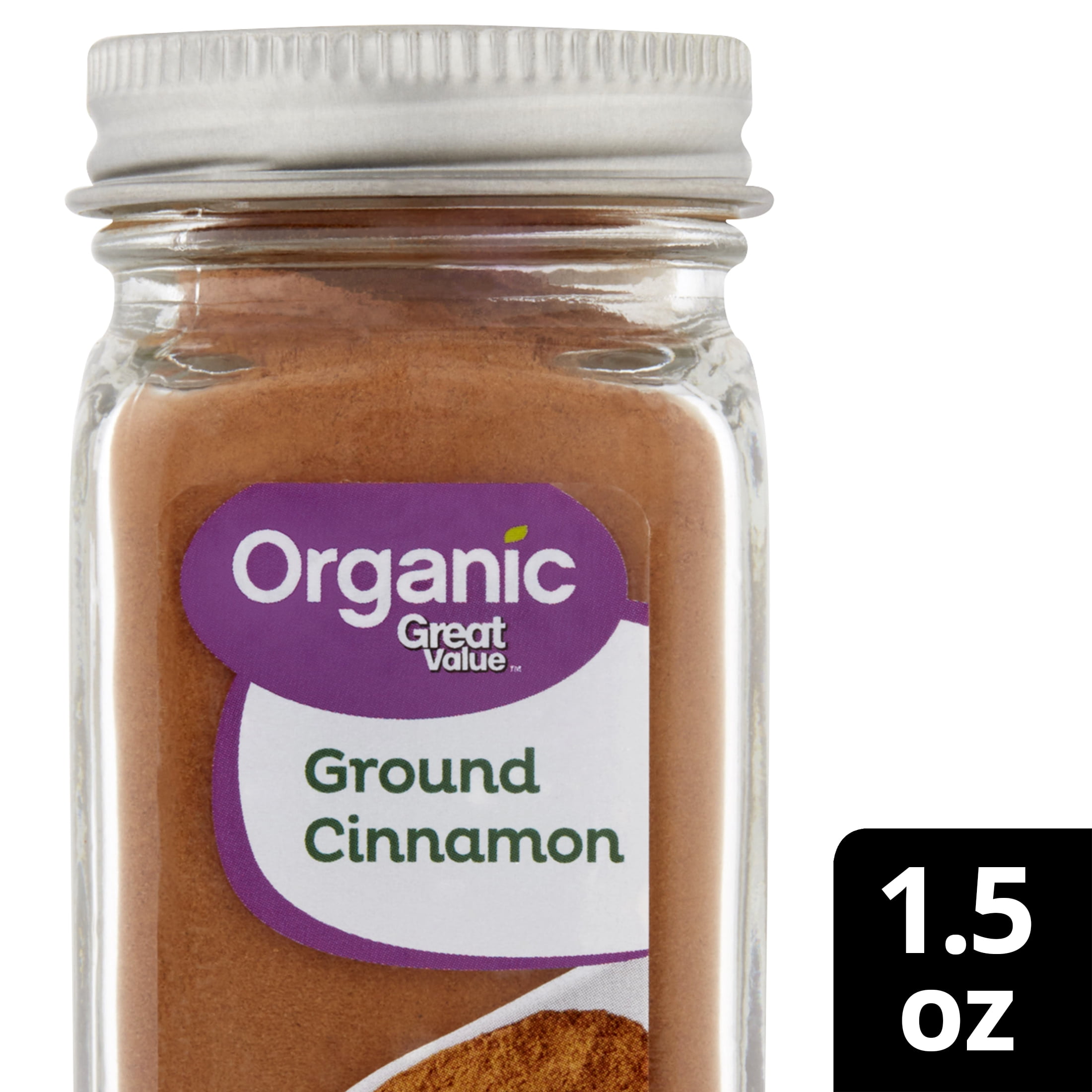 Great Value Organic Ground Cinnamon, 1.5 oz - Walmart.com