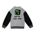 Minecraft Creeper Fleece Varsity Bomber Jacket and Jogger Pants Outfit ...