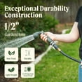 Vego Garden Leader Hose 6ft with Brass Thread and Swivel Grip Sleeve, 1 ...