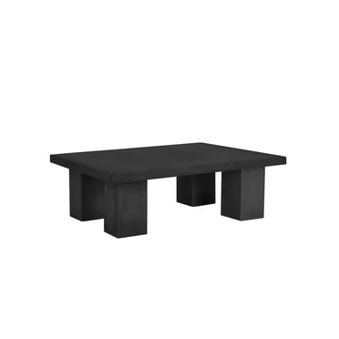 Dani Rectangle Coffee Table Medium In Ivory - Walmart.com