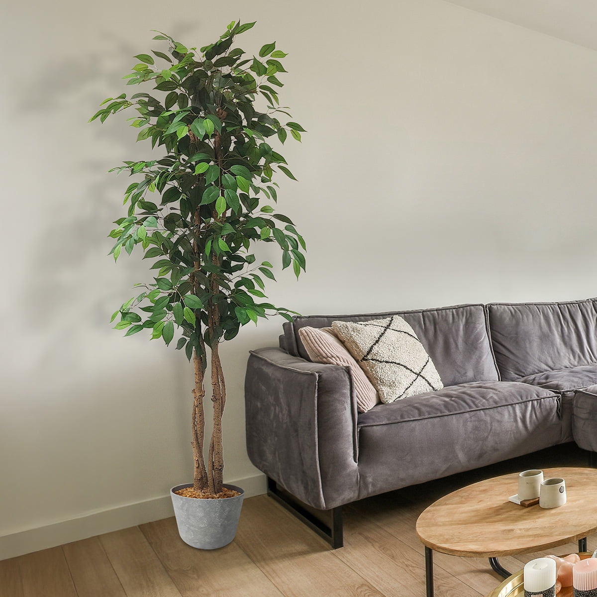 Planta Artificial Decorativa Moderna Artego Ficus Grande 170cm
