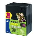 10-Pack Standard Black DVD Cases for CD/DVD Storage - Walmart.com