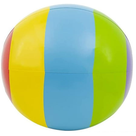 IGUOHAO Jumbo Beach Ball, 1pc, Large 30 Inch Beach Ball for Kids and ...