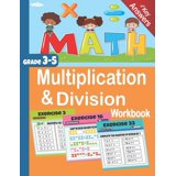 Multiplication & Division Workbook : Math Grade 3-5 with Key Answers ...