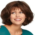 GARENAS U Part Bob Human Hair Wig Fashion Synthetic Short Brown Curly ... GARENAS U Part Bob Human Hair Wig Fashion Synthetic Short Brown Curly ...