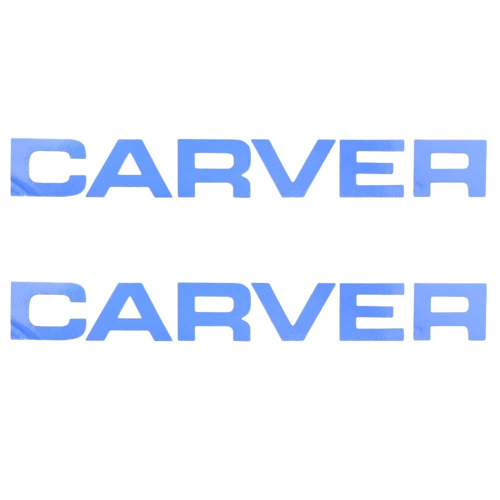 Carver Boat Brand Decals | 7 1/8 x 3/4 Inch Periwinkle (Pair) - Walmart.com