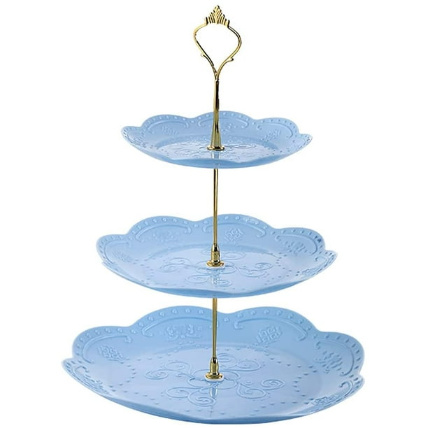 3-Tier Dessert Stand Fruit Plate Candy Cupcake Serving Tray Fruit Candy ...
