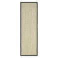 SAFAVIEH Natural Fiber Juniper Border Sisal Area Rug, Marble/Grey, 5' x ...