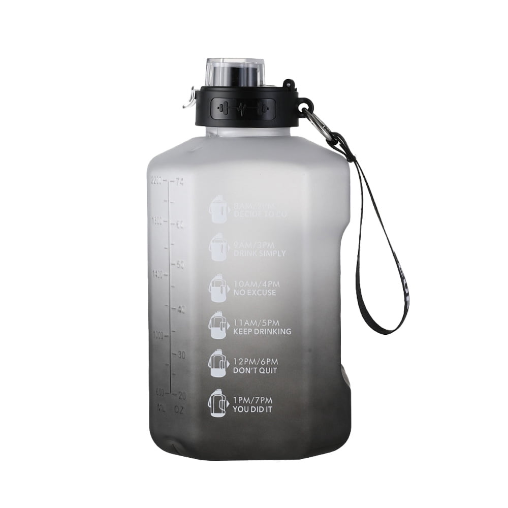 Click here for Taiwo Half Gallon Water Bottle Jug With Straw Time... prices