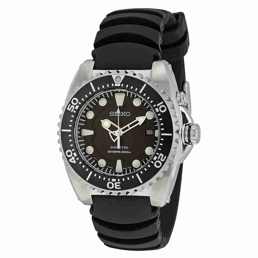 Seiko - Seiko Men's Prospex Kinetic Diver Watch SKA413 - Walmart.com ...