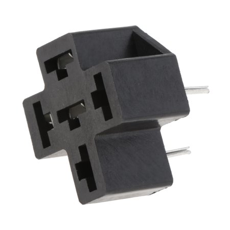 40A 5 Pin Relay Connector PC Board Mount Micro Relay Socket, Terminals ...