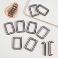 8Pcs Zinc Alloy Rectangle Buckle Ring Webbing Belts Buckles for Luggage ...