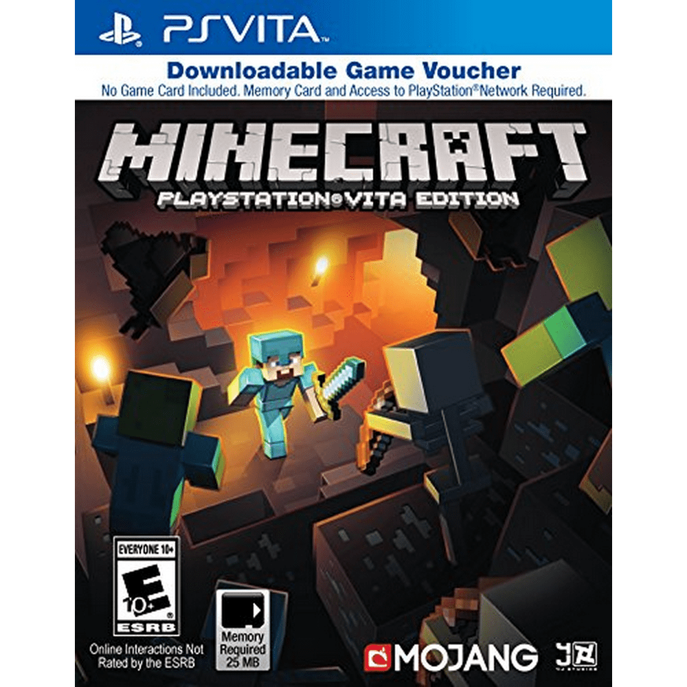 Minecraft Game Voucher - PlayStation Vita - Walmart.com - Walmart.com