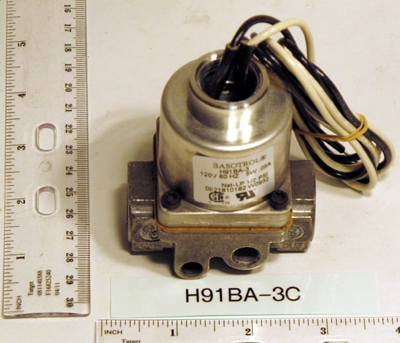 Baso H91BA-3C 120V Auto Gas Valve 1/4" X 1/4" 100,000 Btu With 3 Leads ...