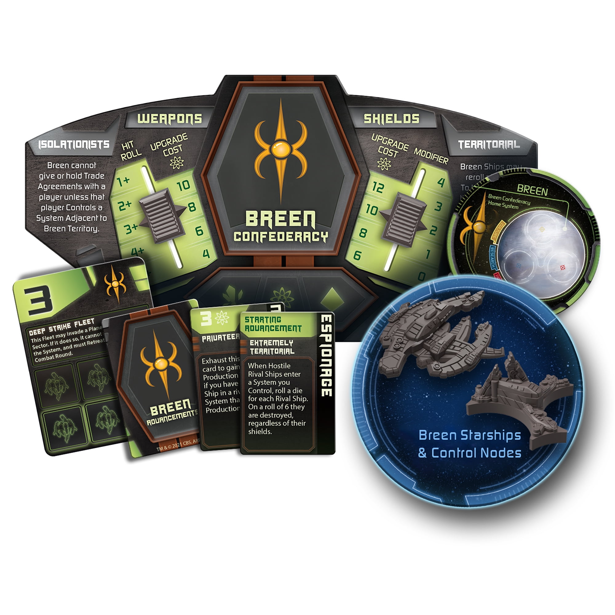 Star Trek Breen Ship Printables