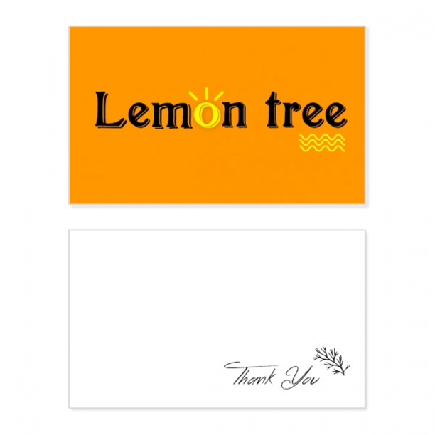 Lemon Card