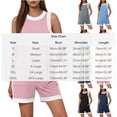 JSheng Women Romper Shorts Summer Casual Breathable Round Neck Sports ...