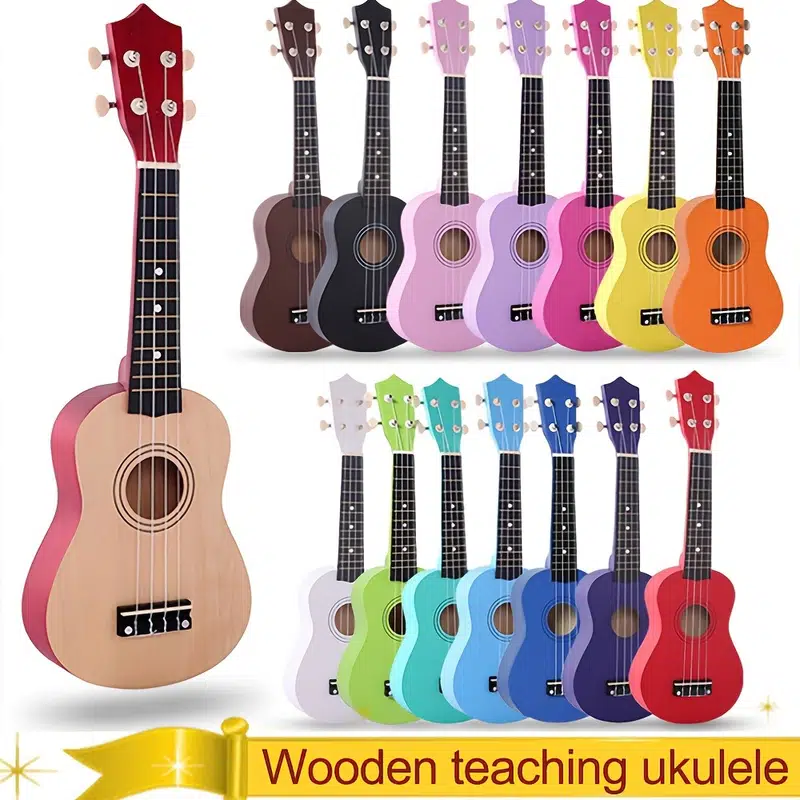 Colorful 21 Inch Ukulele Children Musical Instruments Little Four ...