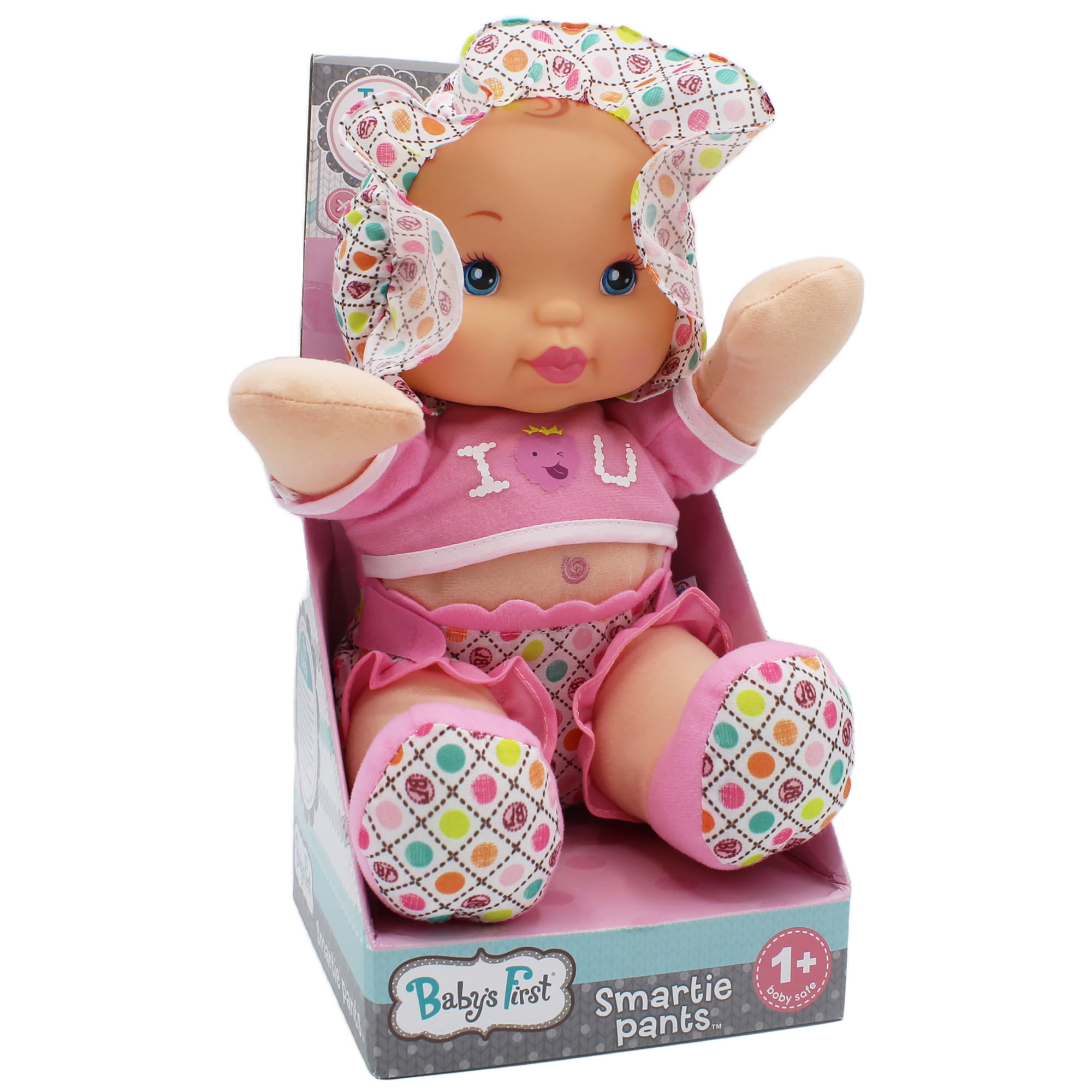 Baby's First Smartie Pants Pink Toy Doll - All Ages - Walmart.com