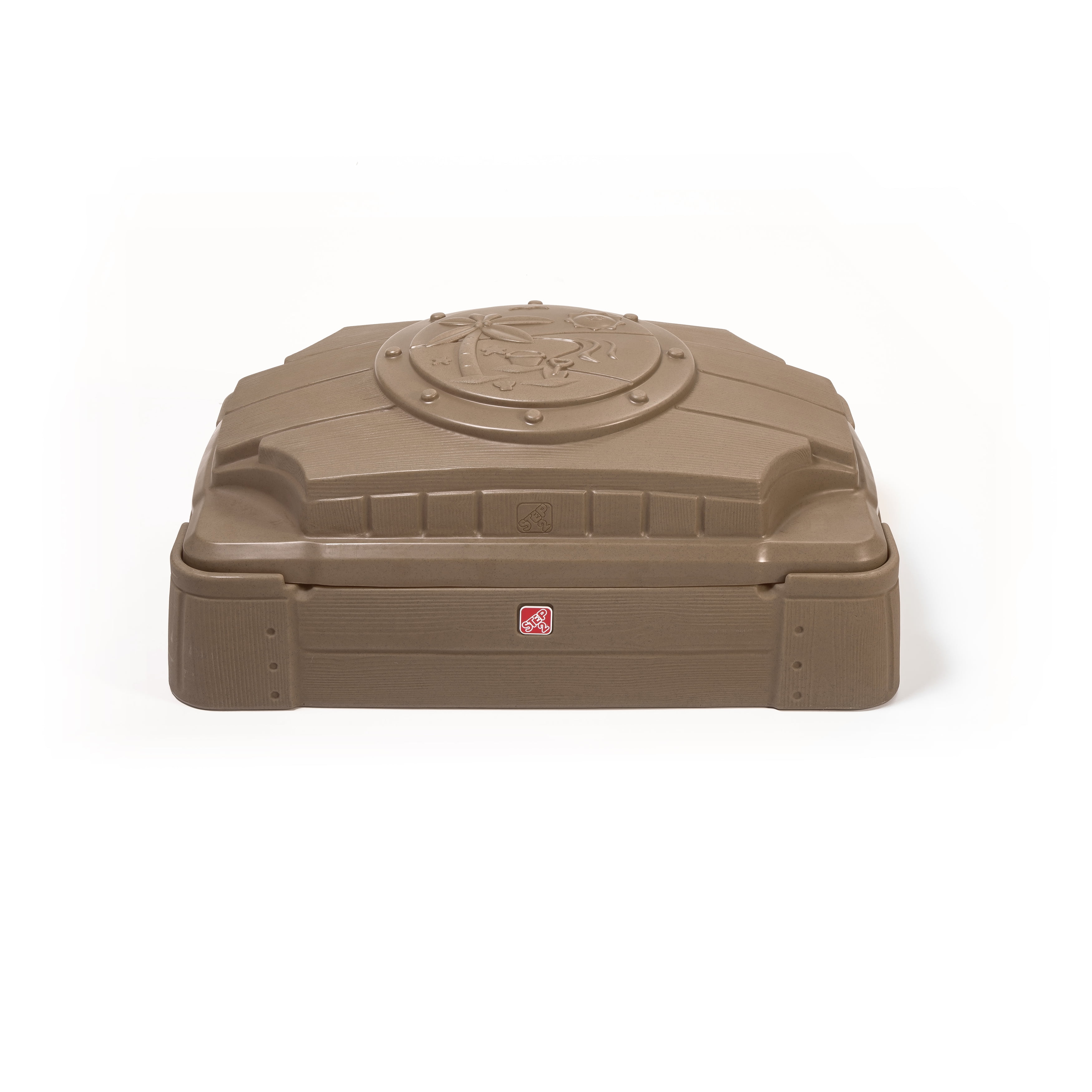 Buy Step2 Play and Store Kids Plastic Sandbox with Cover, Brown Online ... Buy Step2 Play and Store Kids Plastic Sandbox with Cover, Brown Online ...