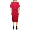 Kensie Womens Blouson Split Wrap Dress - Walmart.com