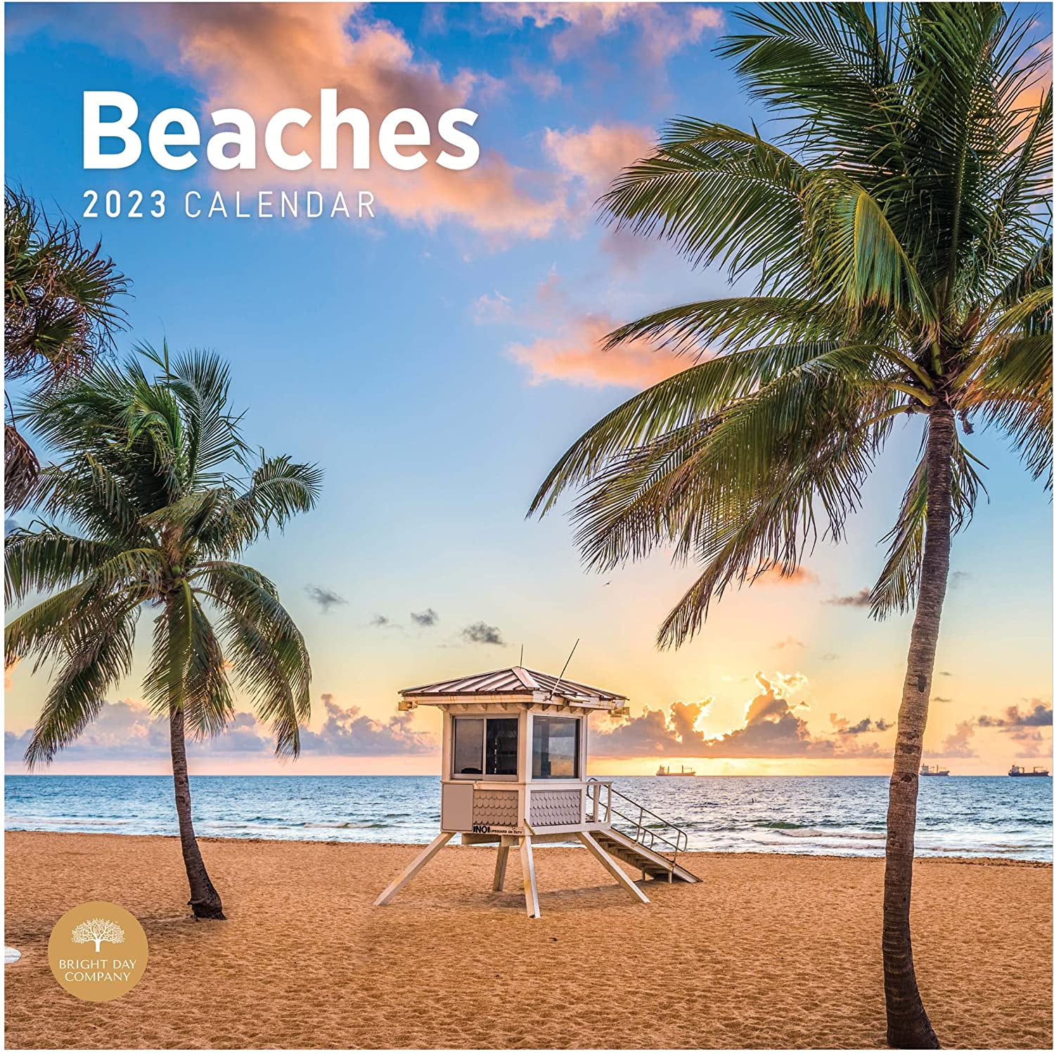 Buy 2023 Beaches Monthly Wall Calendar by Bright Day, 12 x 12 Inch ...