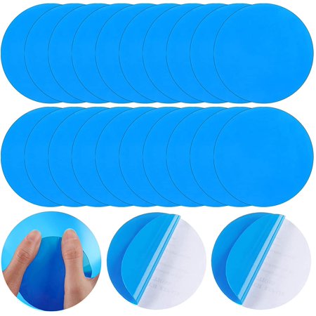 Round Self-Adhesive PVC Repair Patches, Vinyl Pool Liner Patch Boat ...