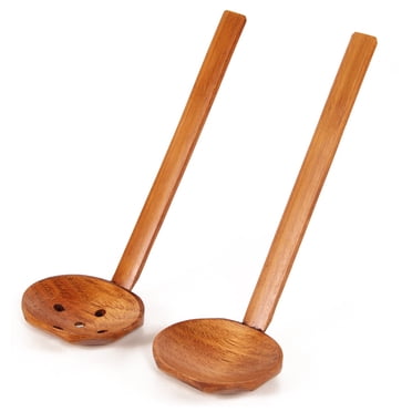 Chef Craft Premium Silicone Handle Wooden Spoon, 14 inch, Red - Walmart.com