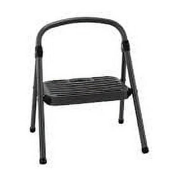 COSCO 2-Step Folding Steel Step Stool, 200lbs, Cool Gray - Walmart.com