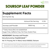 FreshDrinkUs, Soursop Leaf Powder, 1oz, Vegan No Sugar - Walmart.com