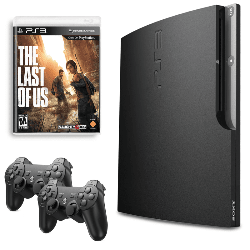 Restored Sony Playstation 3 PS3 Console Slim 320GB Black with The Last ...