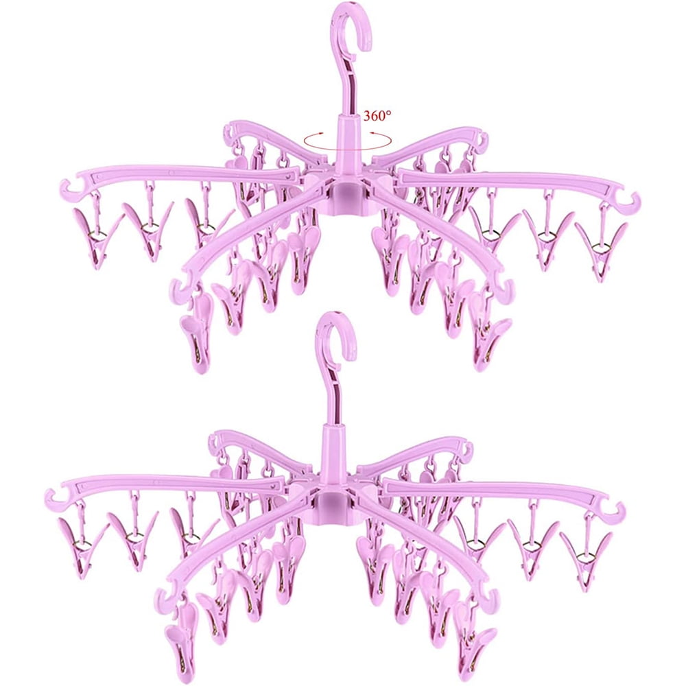 24 Peg Foldable Drying Rack, Windproof, Drying Rack, Laundry Rack ...