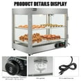 Zimtown 2-Tier 800W Countertop Warming Tray, Commercial Food Warmer ...