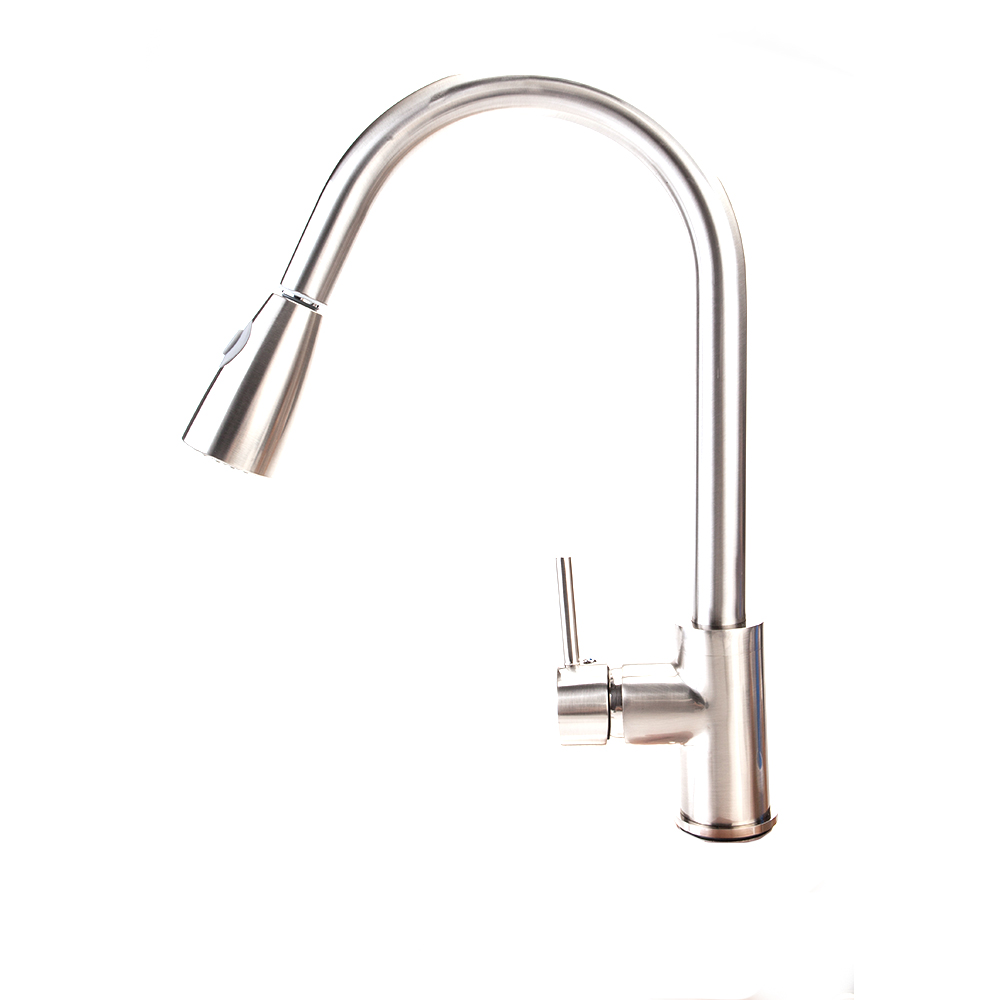 Topcobe Kitchen Faucet, Flexible Rotatable Pull-Down Kitchen Faucets ...