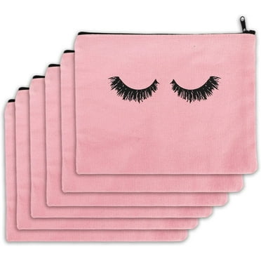 Makeup Bag Travel Cosmetic Bags for Women Girls Zipper Pouch Makeup ...